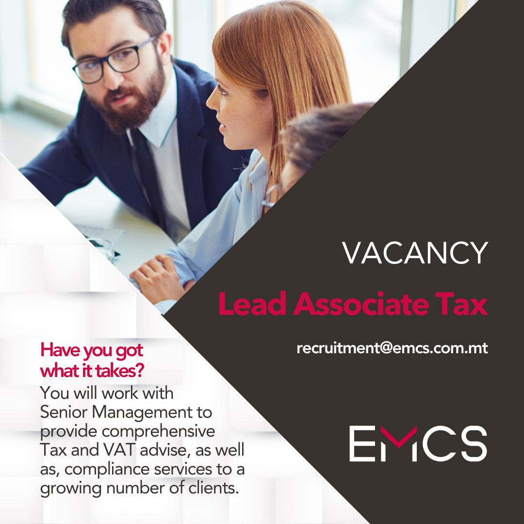Tax Lead Associate - EMCS