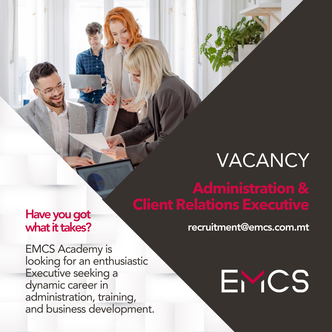 Administration & Client Relations Executive - EMCS
